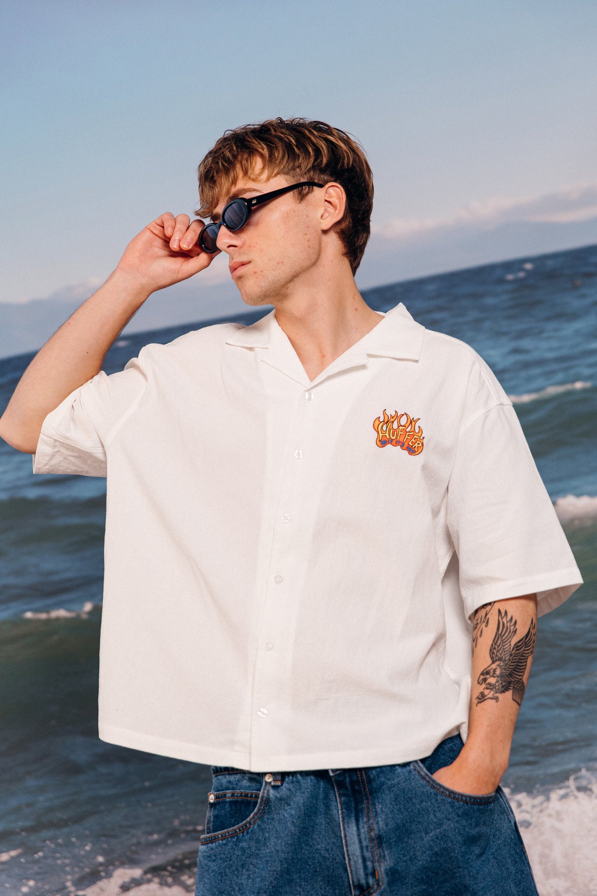 COSTA SHIRT/SHIT ITS HOT CHALK – Huffer