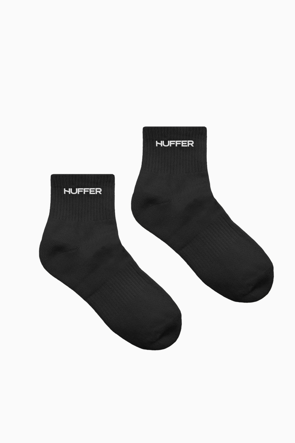 ANKLE RIB SOCK BLACK – Huffer