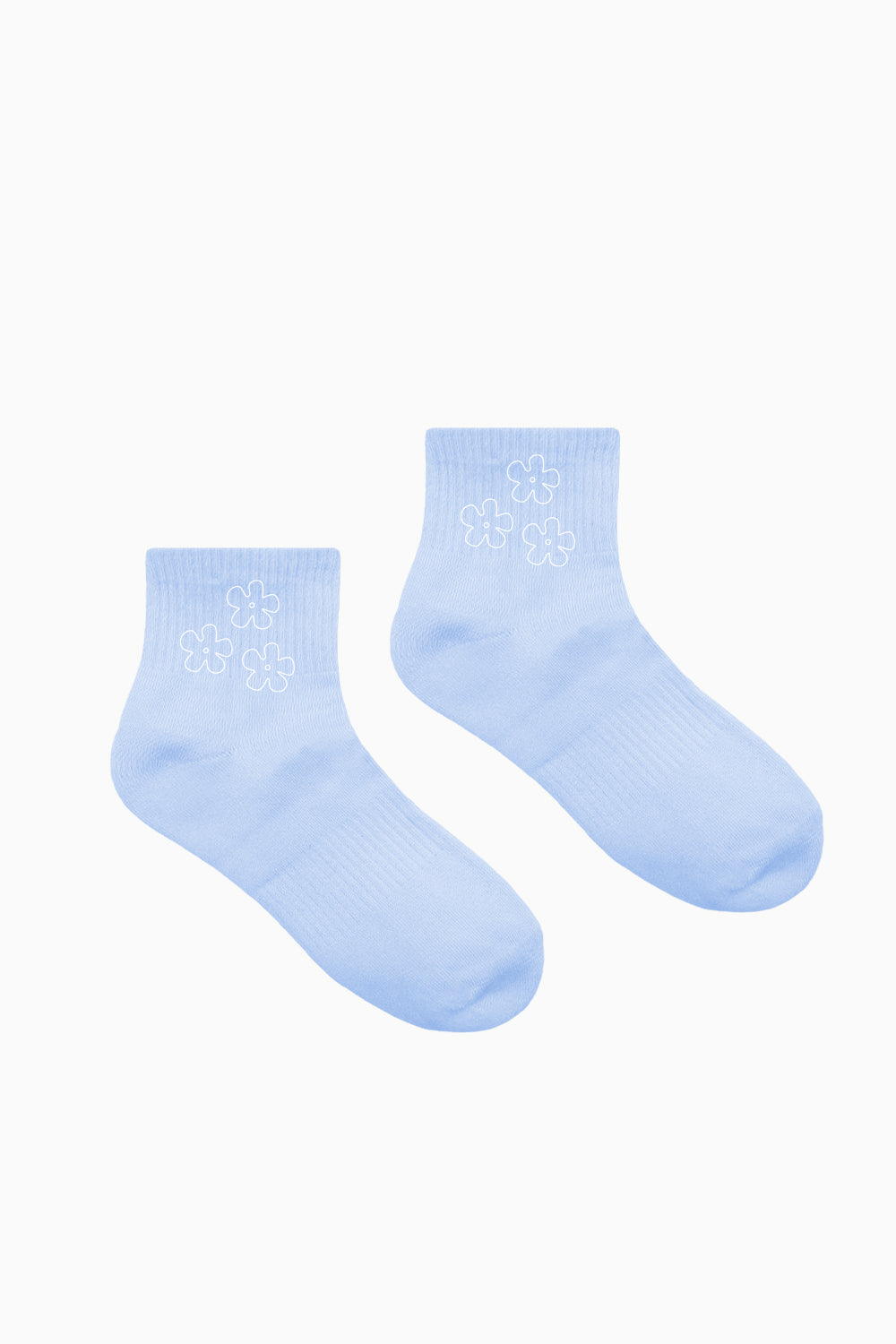 ANKLE RIB SOCK/FLOWERBOMB GLACIER – Huffer