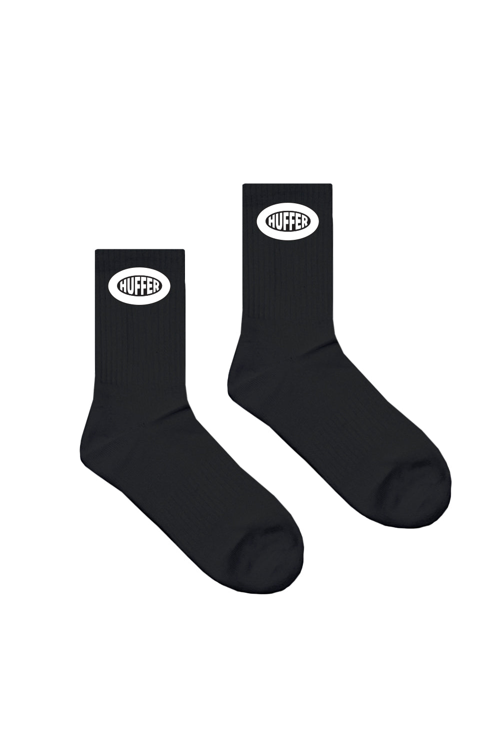 HFR RIB SOCK/SOMA BLACK – Huffer