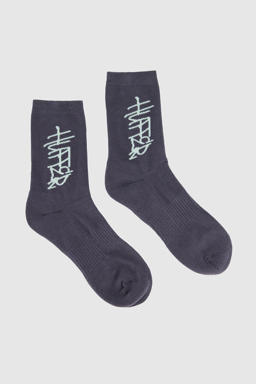 HFR RIB SOCK/WAVES CHARCOAL – Huffer
