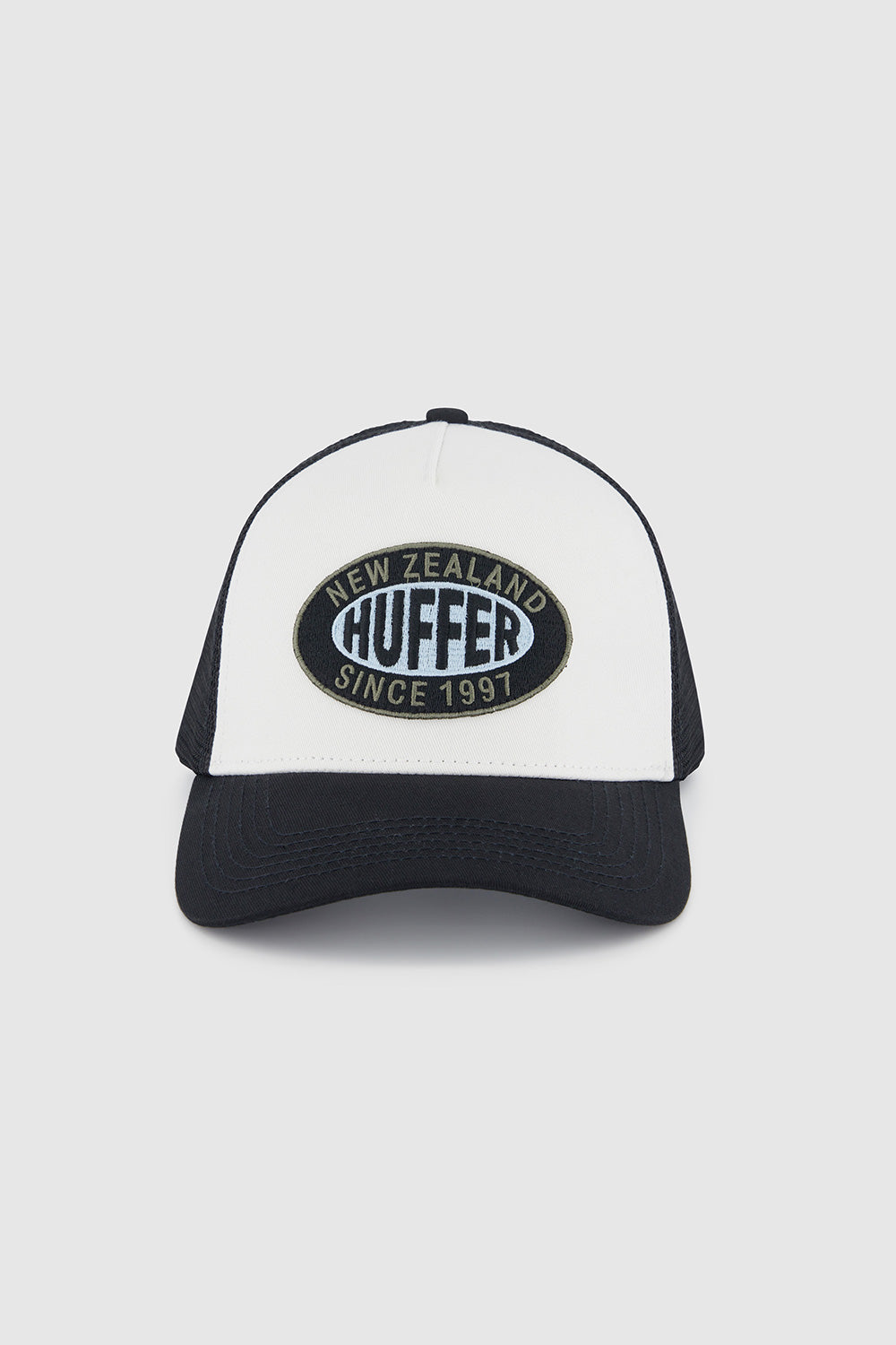 TRUCKER CAP/HOMES BLACK/CHALK – Huffer