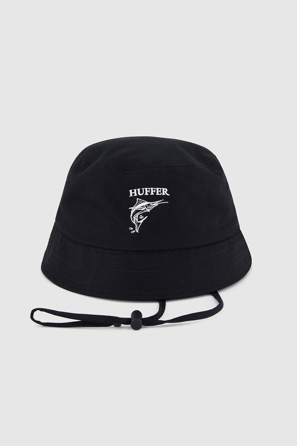 ADJUSTABLE BUCKET HAT/BILLS BLACK – Huffer