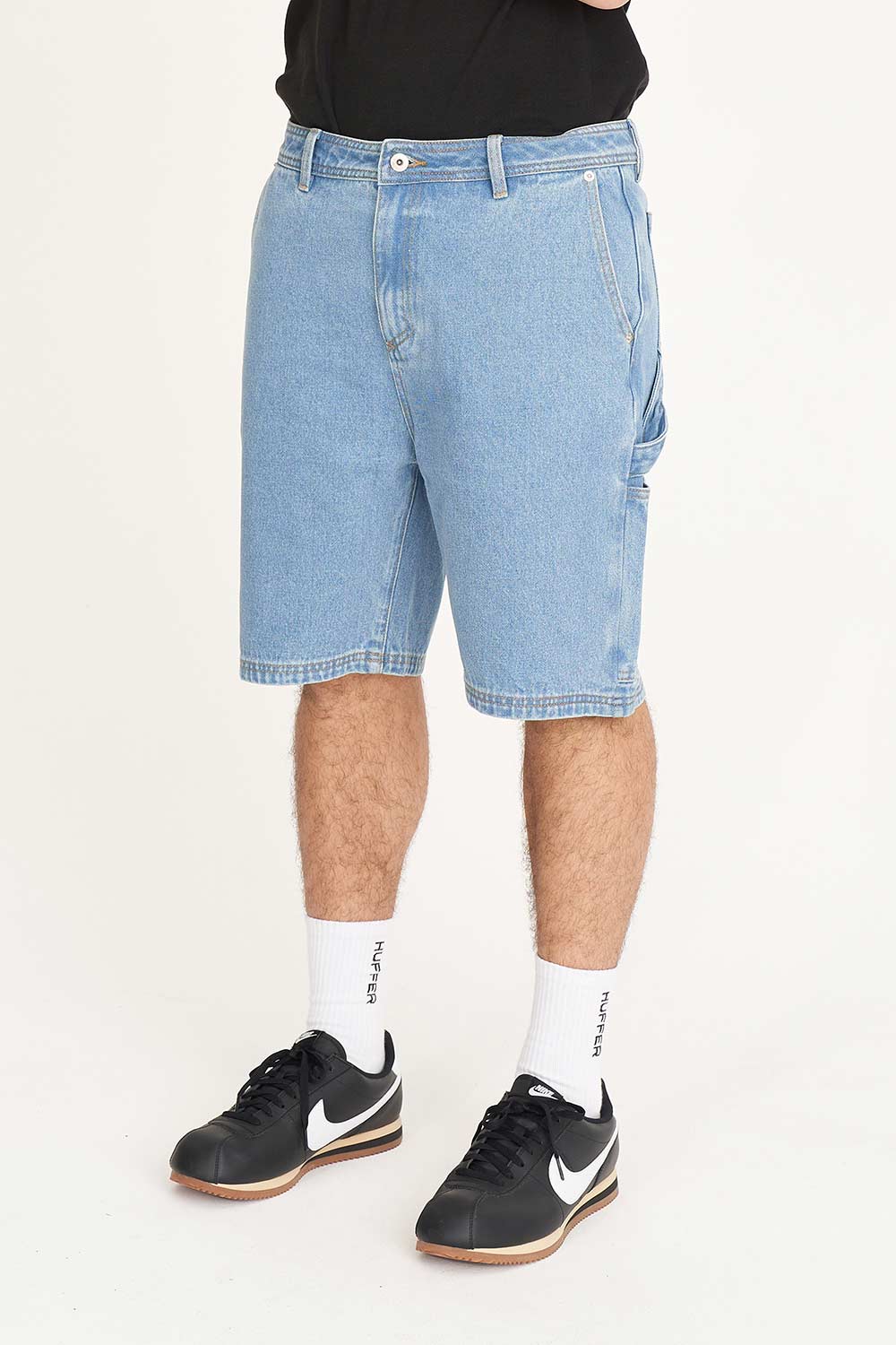 CARPENTER DENIM SHORT DRIFT BLUE – Huffer