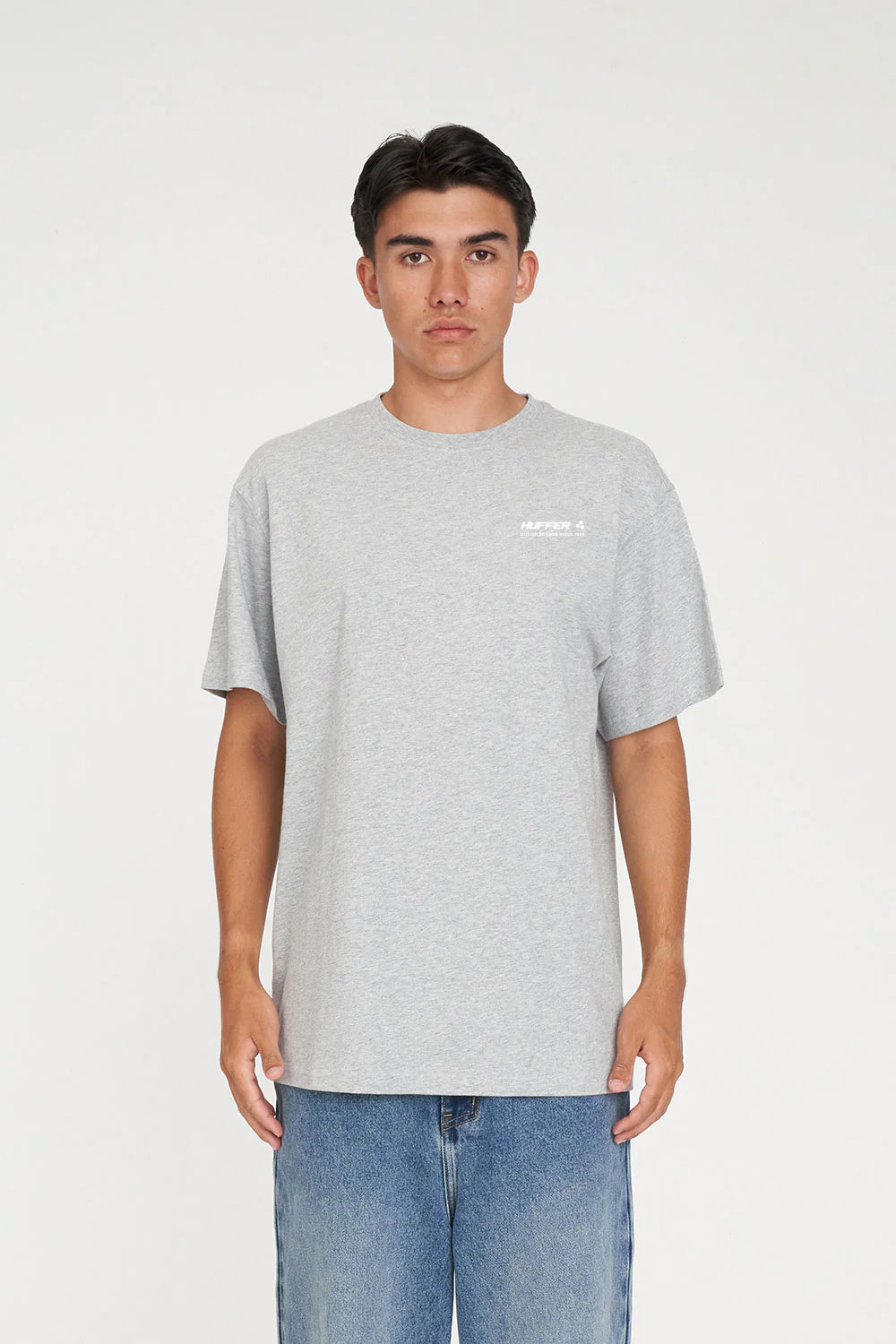 ESSENTIAL SUP TEE GREY MARLE – Huffer