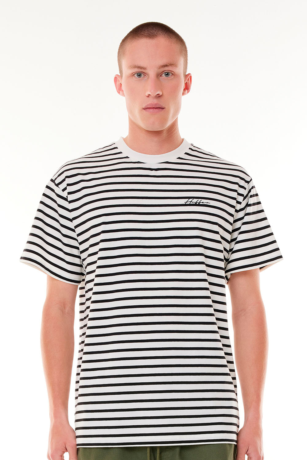MENS OUI OUI SUP TEE BLACK/CHALK – Huffer