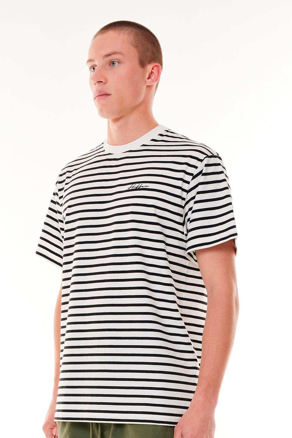 MENS OUI OUI SUP TEE BLACK/CHALK – Huffer