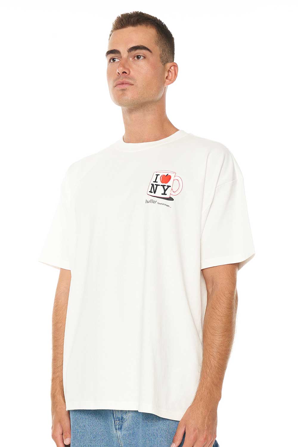 BLOCK TEE 220/SOUVENIR CHALK – Huffer