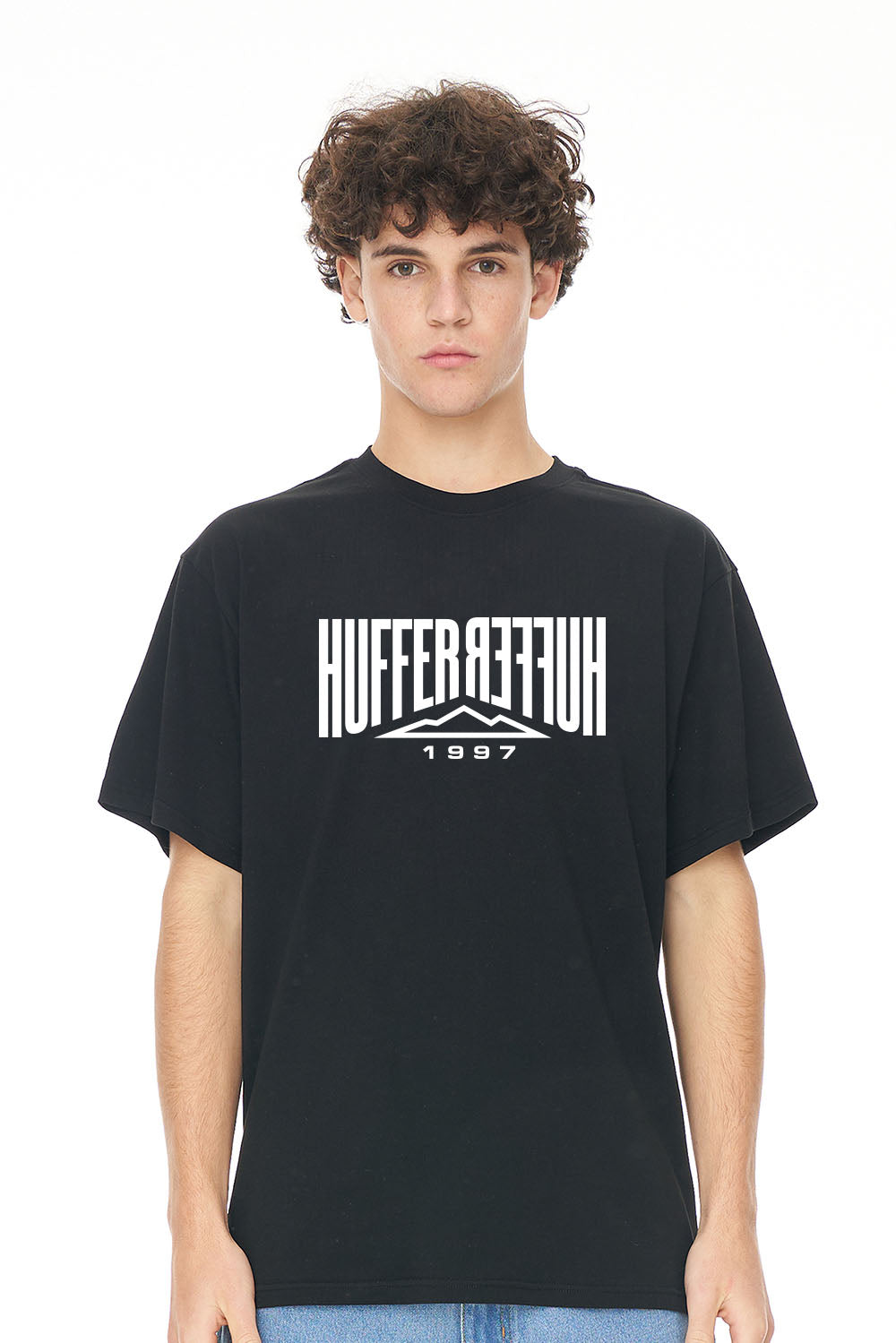 MENS SUP TEE/EVEREST BLACK – Huffer
