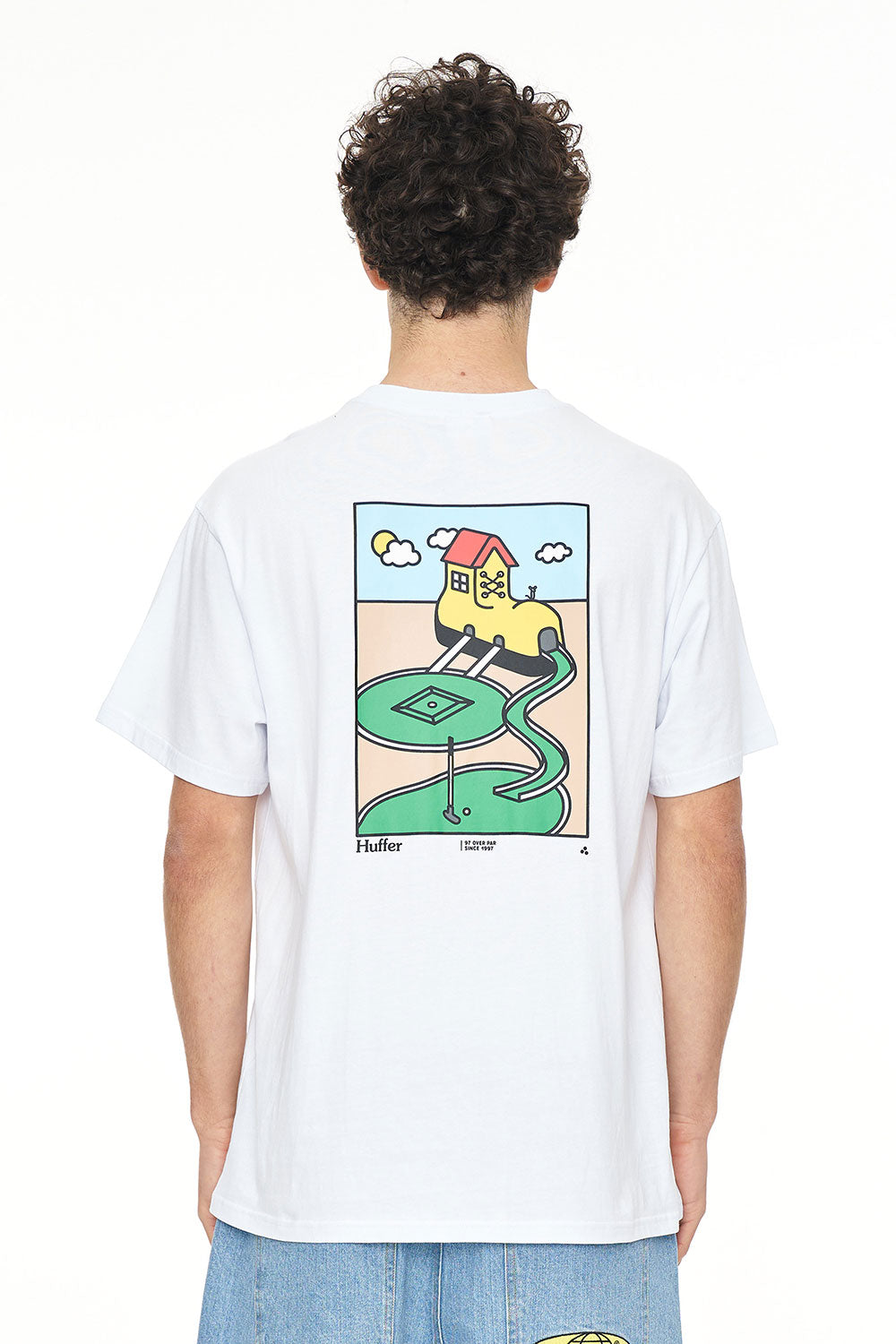 SUP TEE 190/OVER PAR WHITE – Huffer