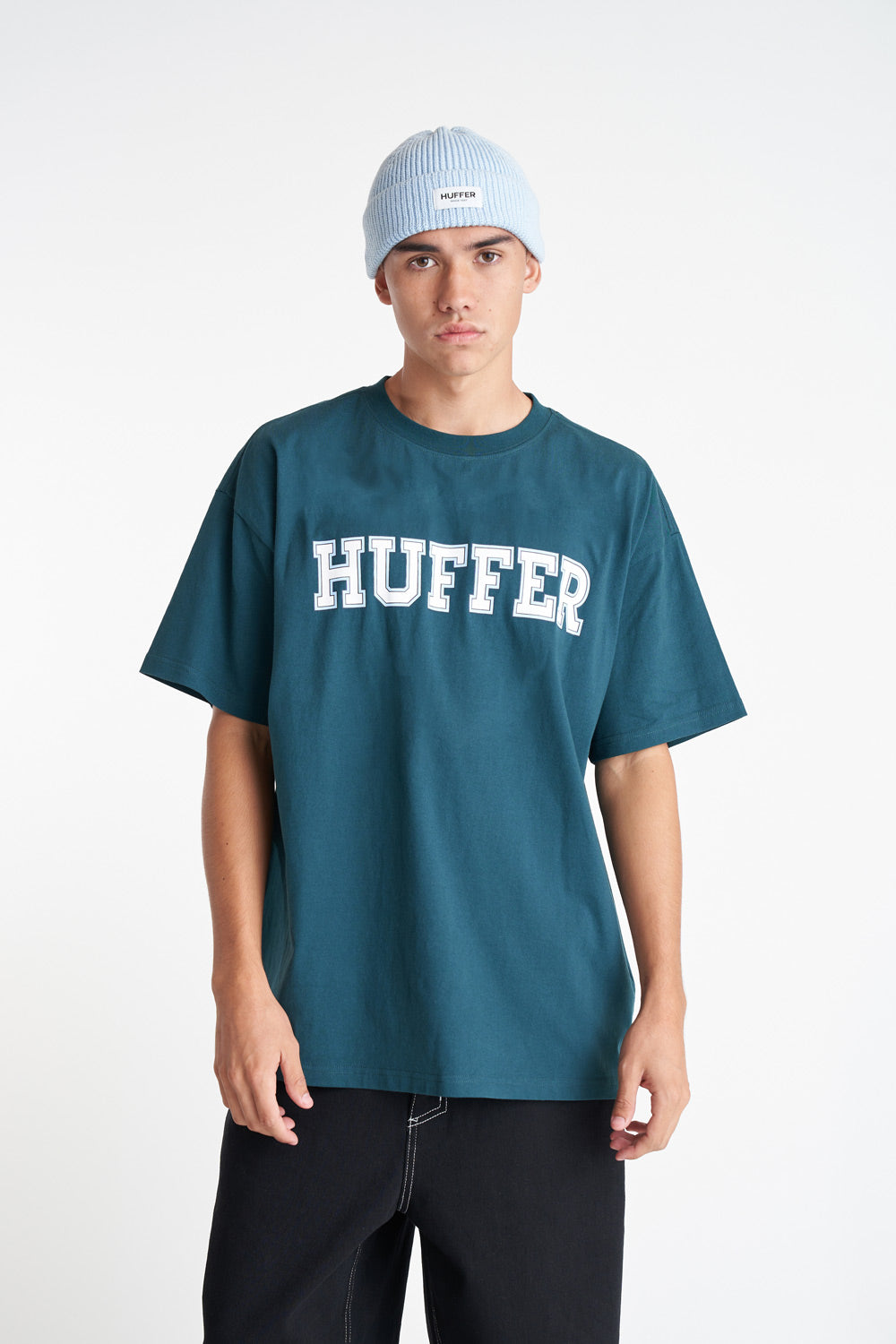 BLOCK TEE 220/BLOCK OUT DEEP EMERALD – Huffer