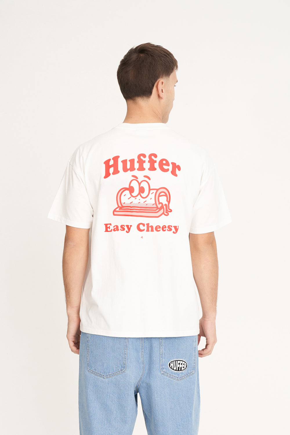 BLOCK TEE 220/EASY CHEESY CHALK – Huffer