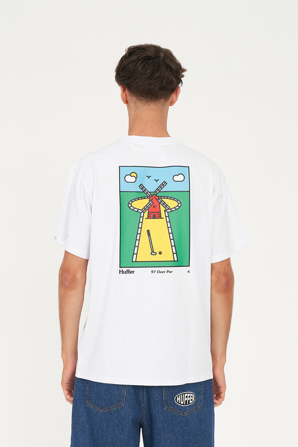 SUP TEE 190/97 OVER PAR WHITE – Huffer