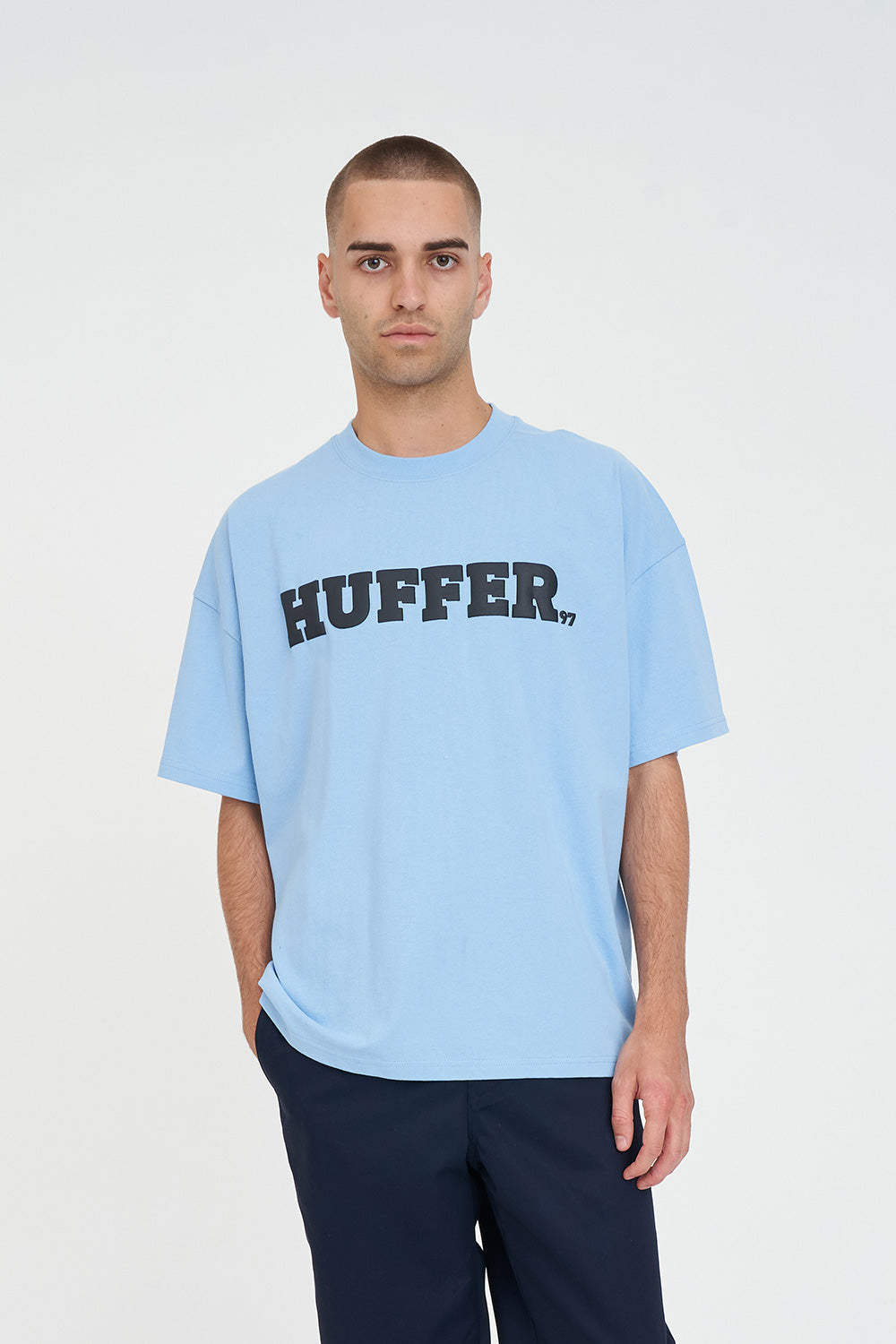 BOX TEE 220/SLAB GLACIER – Huffer