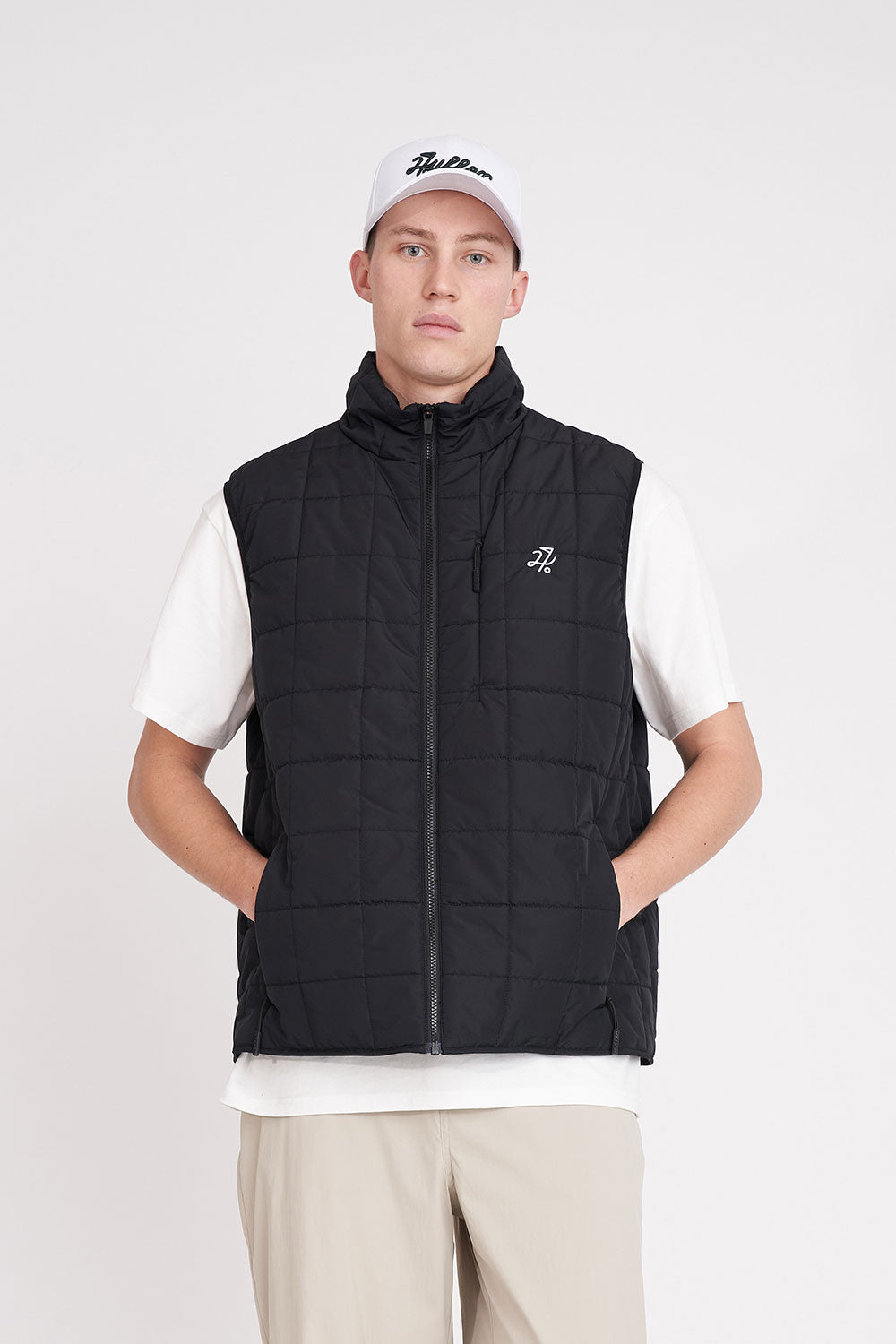 MENS DRIVER VEST BLACK – Huffer