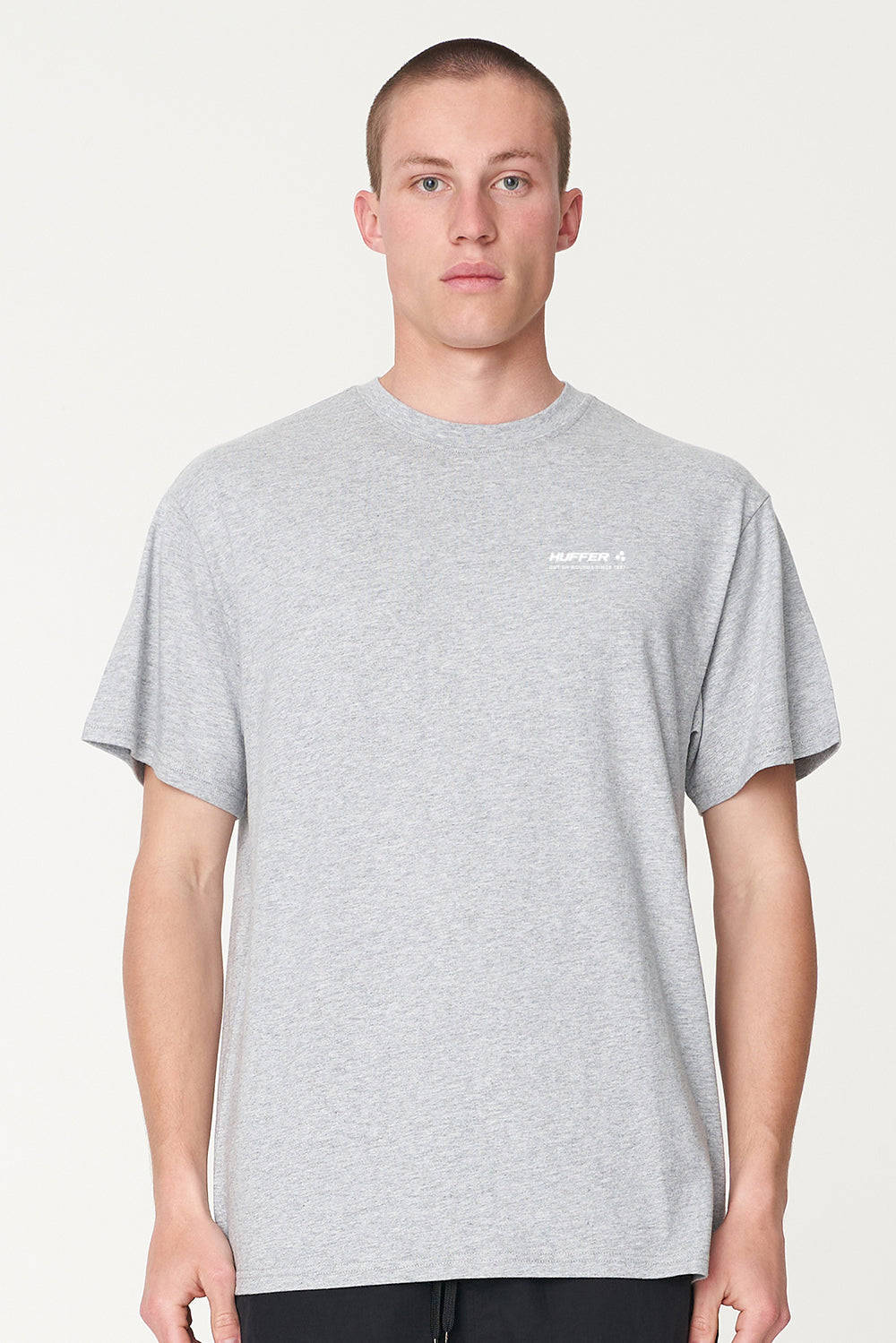 ESSENTIAL SUP TEE GREY MARLE – Huffer