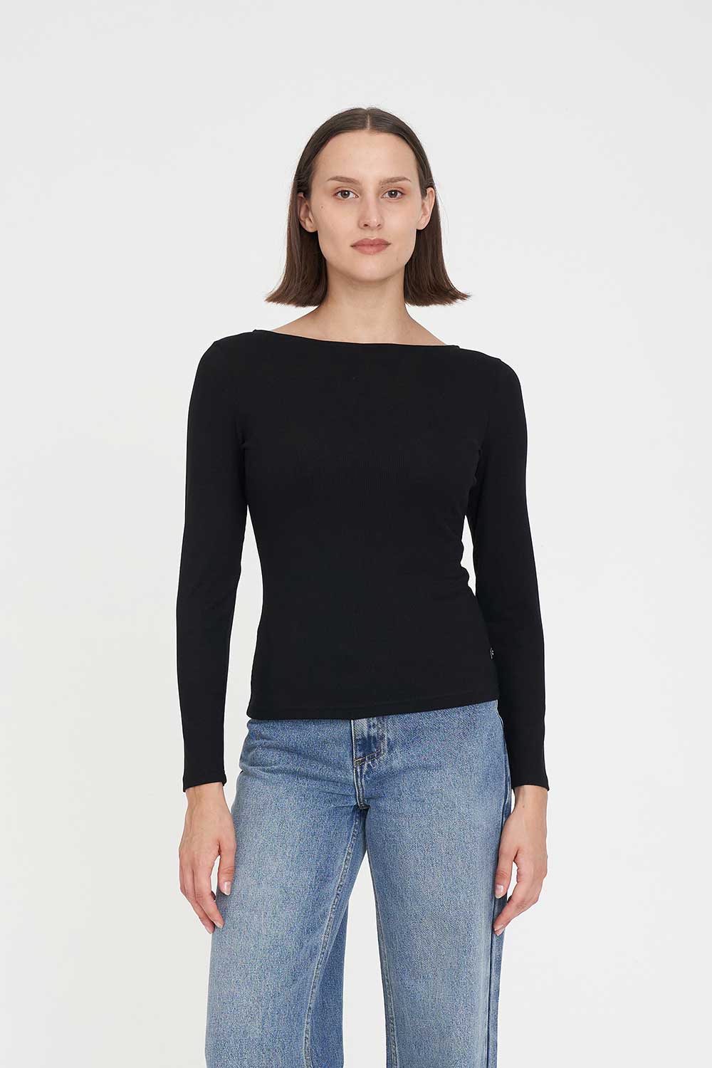 365 LS JERSEY TOP BLACK – Huffer