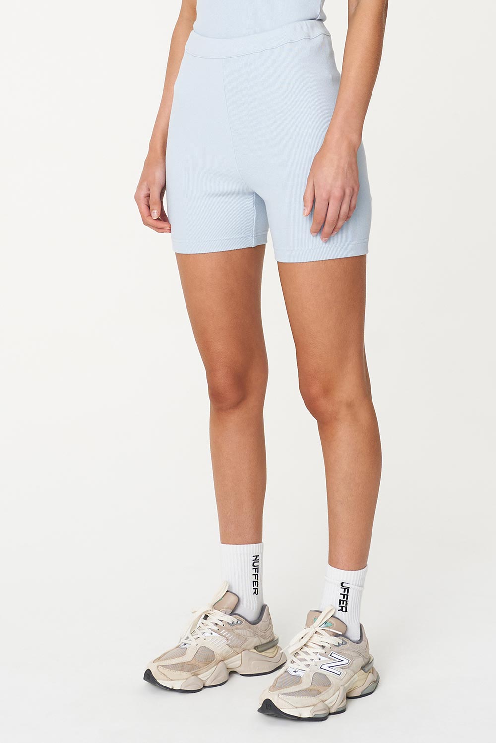 RIB BIKE SHORT BLUE HAZE – Huffer