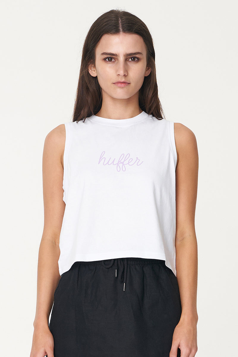 THEA TANK/CHAINED WHITE – Huffer