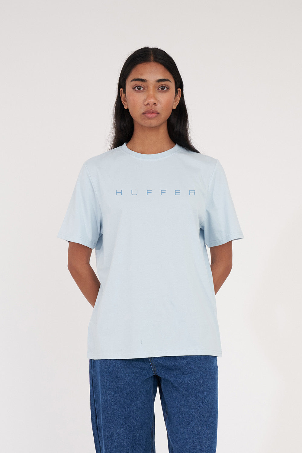 WMNS CLASSIC TEE/ENSEMBLE Y2K BLUE – Huffer