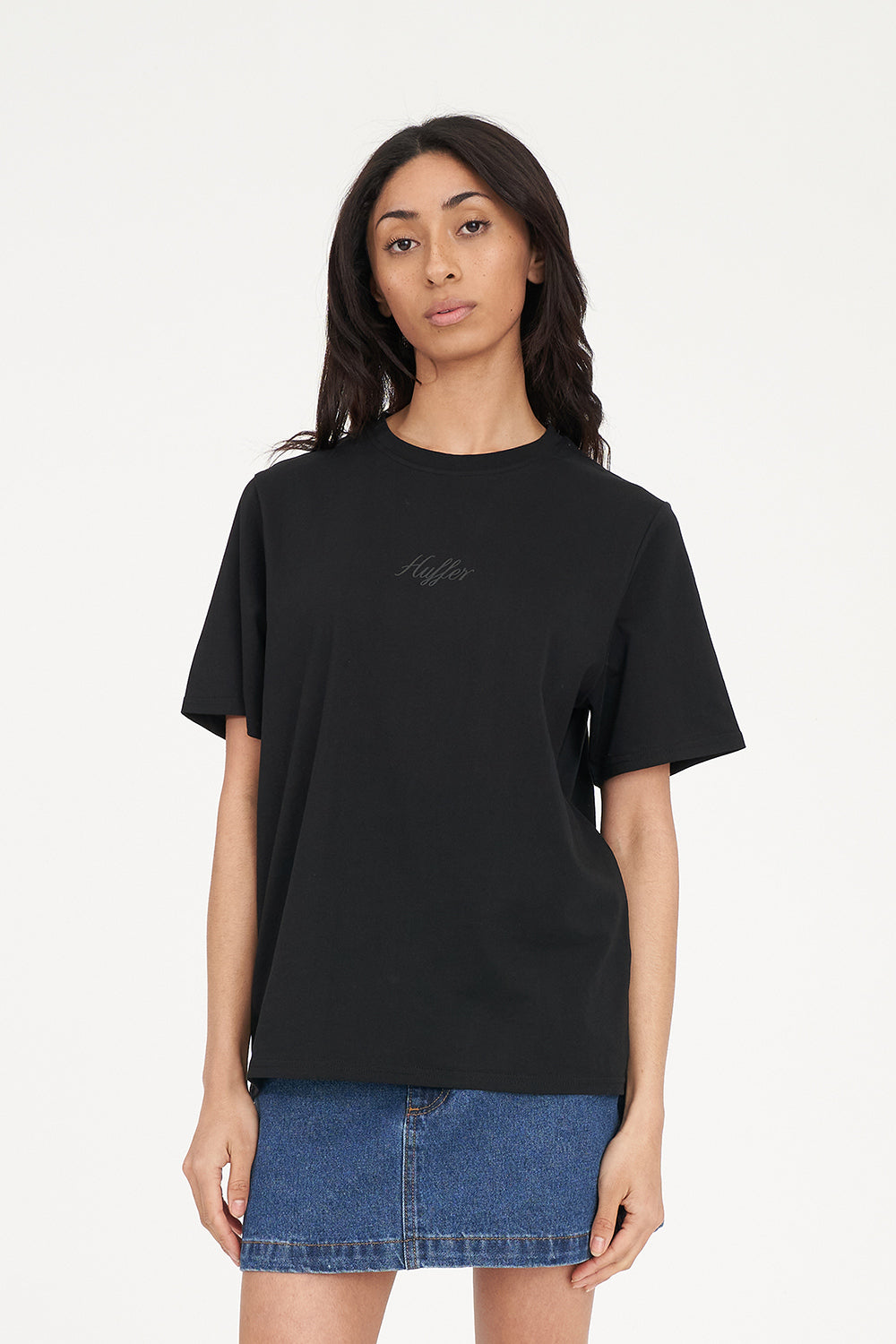 WMNS CLASSIC TEE/DOLLY BLACK – Huffer
