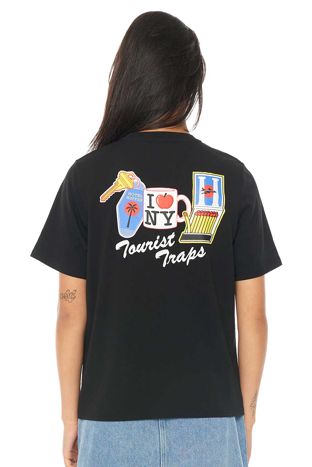 WMNS CLASSIC TEE/SOUVENIR BLACK – Huffer