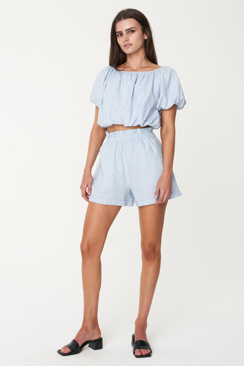 LIN-IN MEADOW TOP BLUE HAZE – Huffer