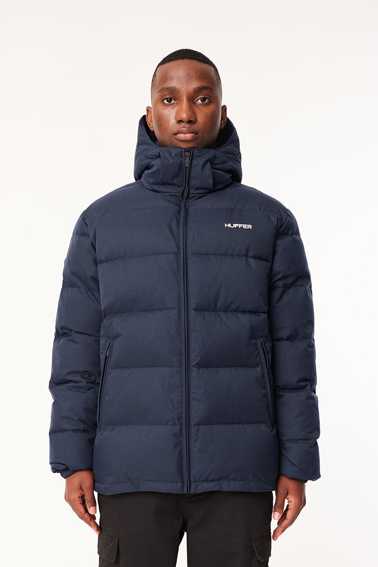 MENS HUFFER PUFFER JKT HRGBONE NAVY – Huffer