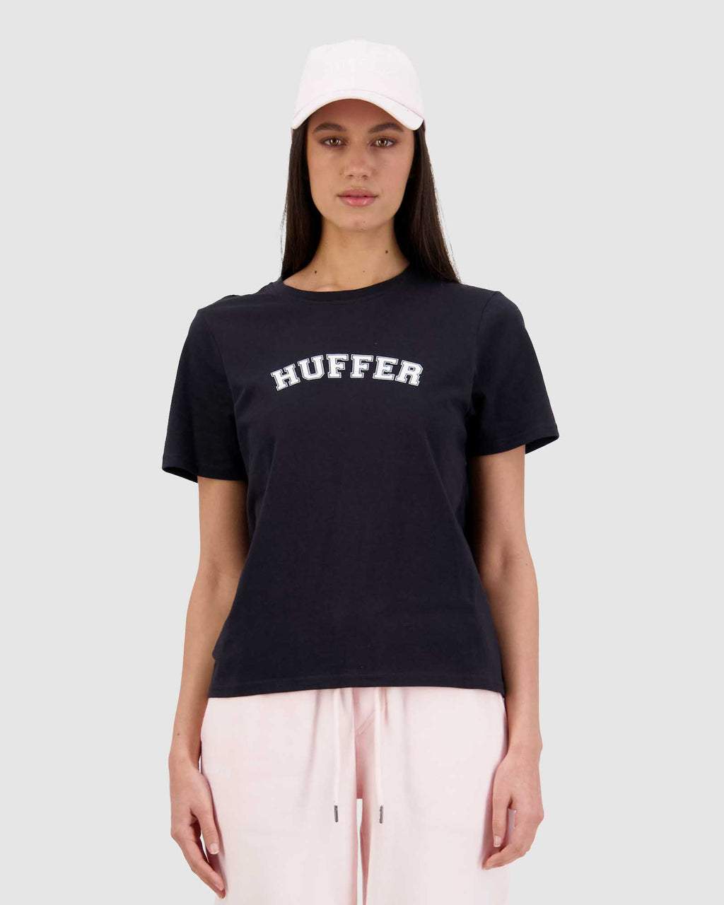 WMNS STELLA TEE/DROP OUT NAVY – Huffer