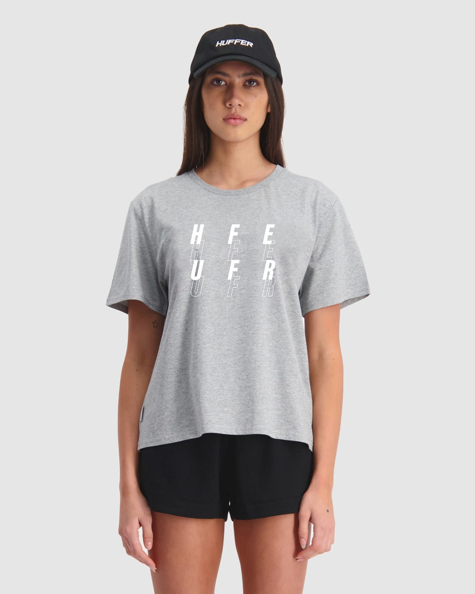 STELLA TEE/SPACED OUT GREY MARLE – Huffer